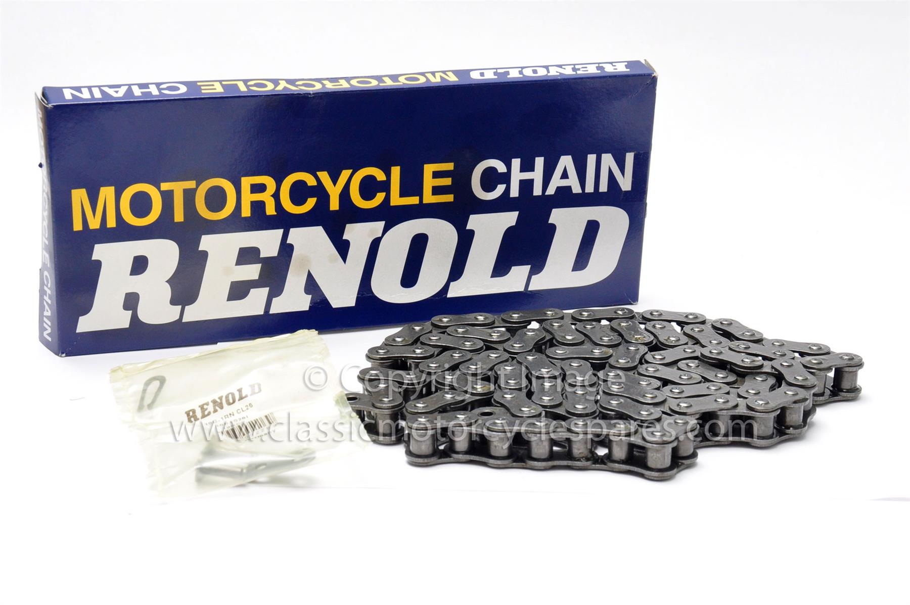 Final Drive Chain, Triumph T20 Tiger Cub, 1956-57, 116L Genuine Renolds ...