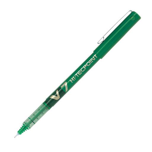 Pilot V7 Hi-Tecpoint Liquid Ink Rollerball Pen 0.7mm BX-V7 in 4 Colours ...