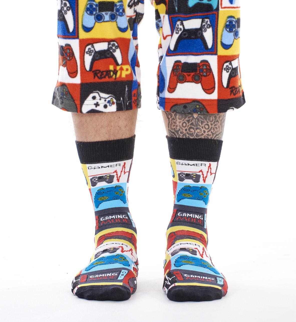 Mens Kids 6 Pack Gamer For Life Gaming Cotton Rich Novelty Designer ...