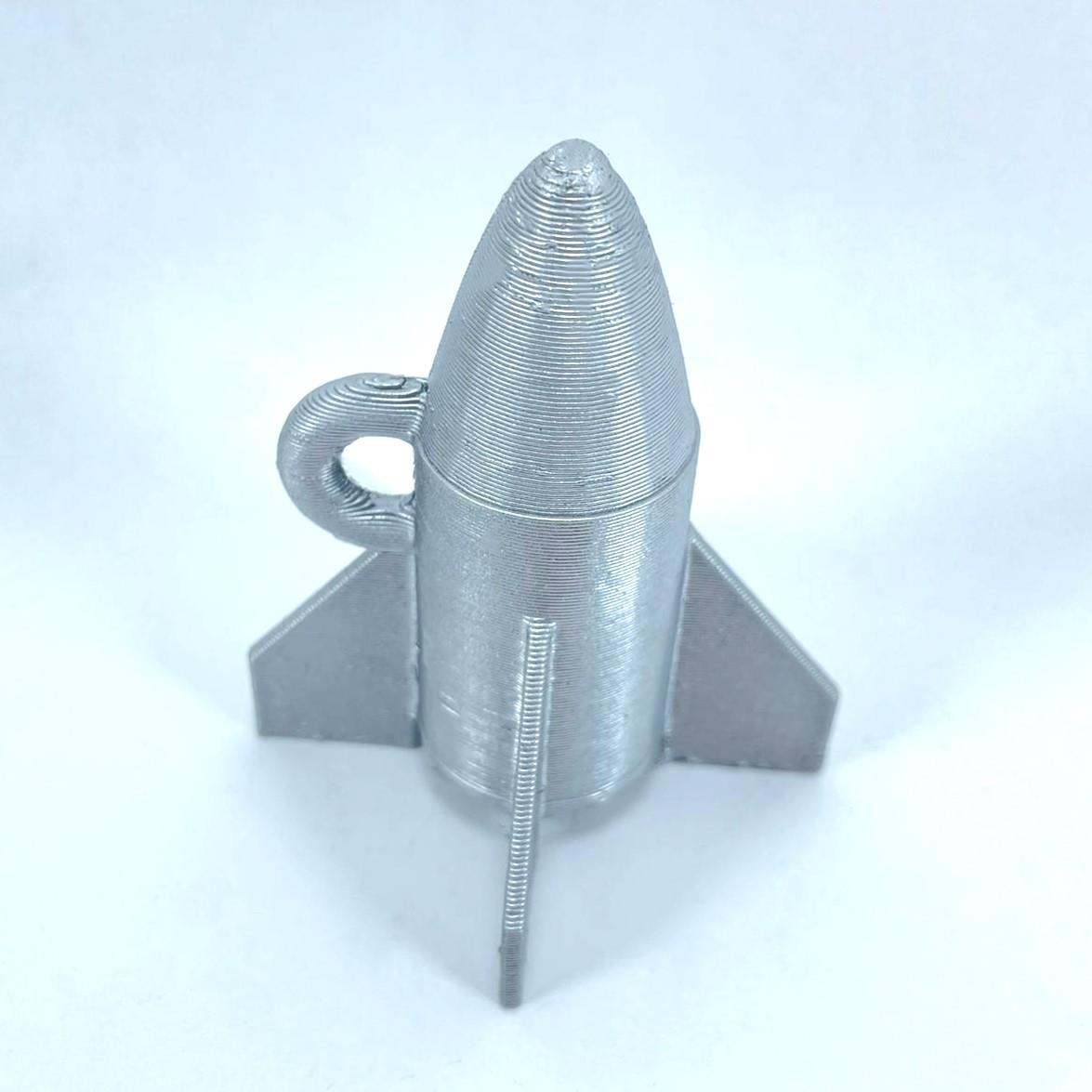 Rocket Ship Christmas Tree Bauble Decoration Ornament For Christmas ...