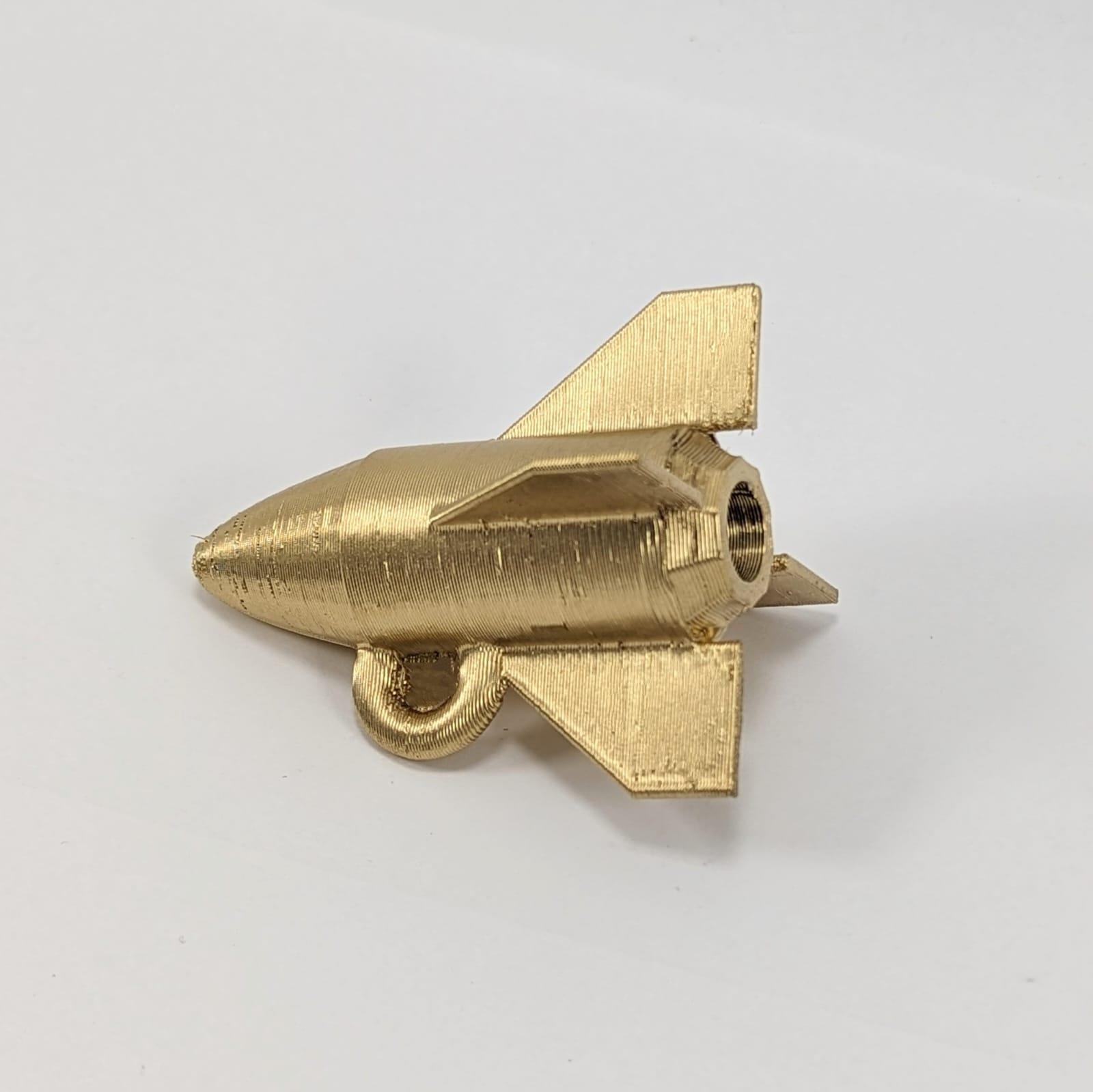 Rocket Ship Christmas Tree Bauble Decoration Ornament For Christmas ...