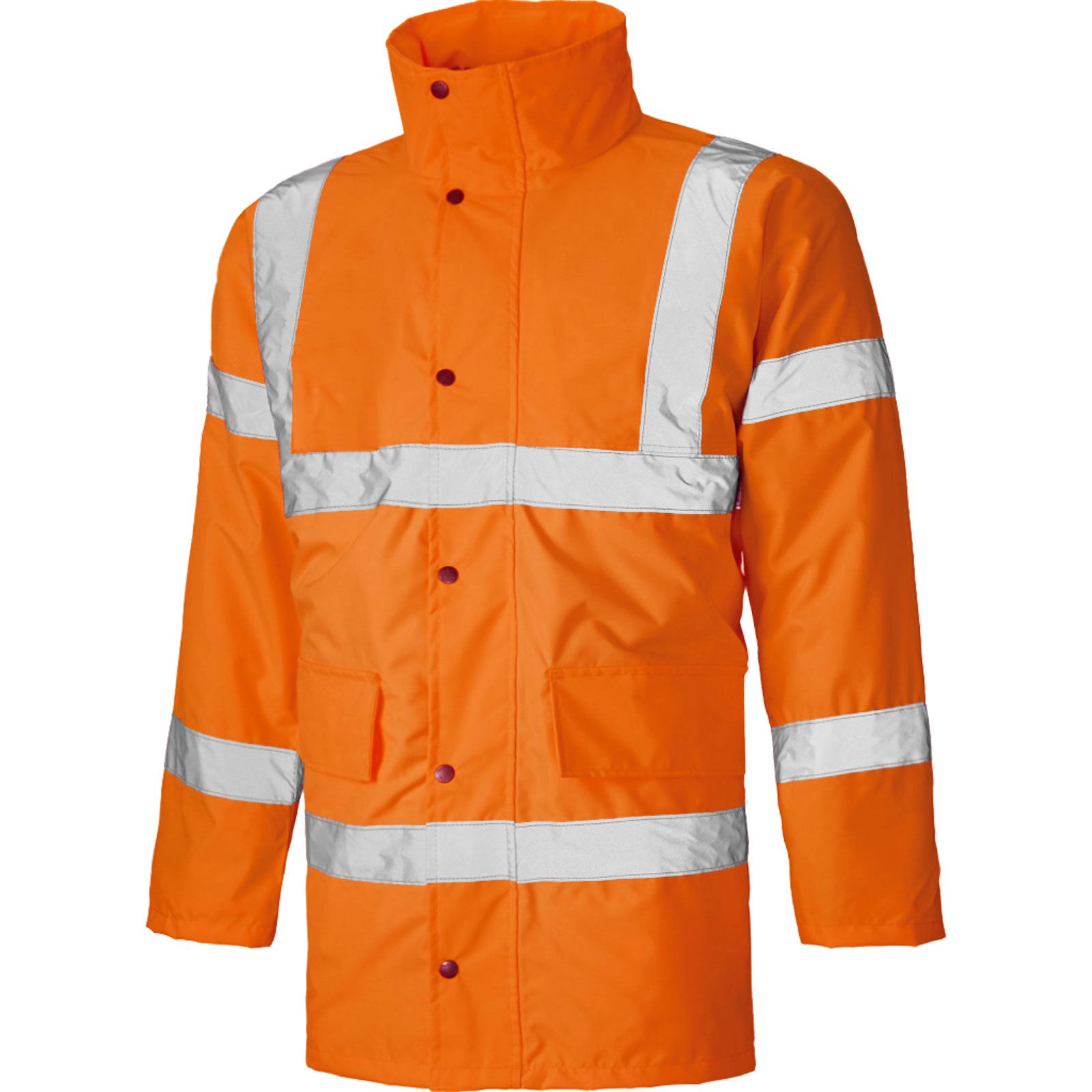 HI VIZ TWO TONE PARKA JACKET 2 NEON VIS VISIBILITY WORK WATERPROOF ...