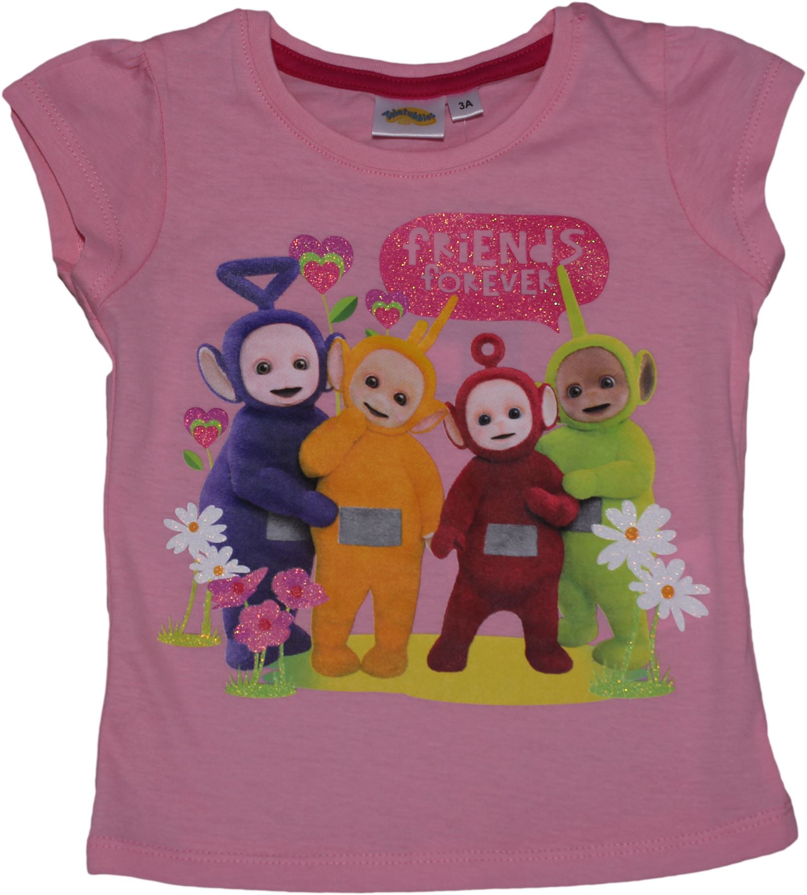 TELETUBBIES GIRLS FOREVER Friends Short Sleeve T Shirt £5.99 - PicClick UK