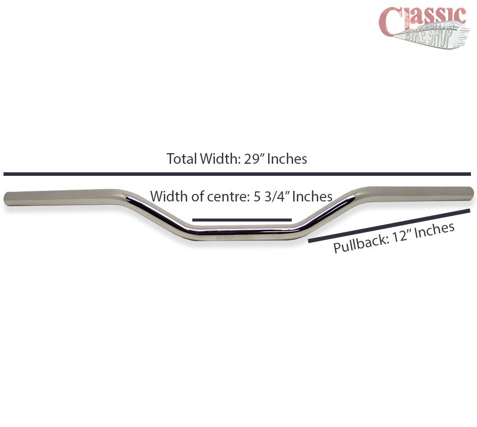 Norton Commando Interpol Handlebars UK Made 7/8 Chrome | eBay