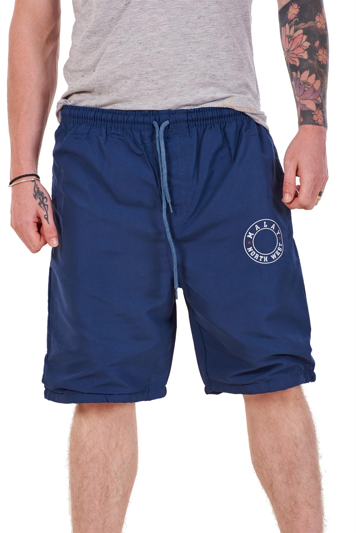 Mens Quick Dry Swimming Shorts New Plain Logo Mesh Lined Beach Summer ...