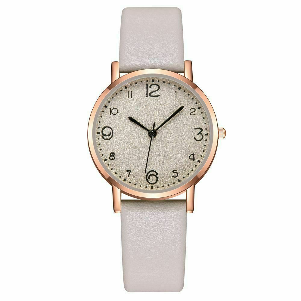 Women Ladies Watches Wrist Quartz Analogue Watch Casual Leather Gift ...