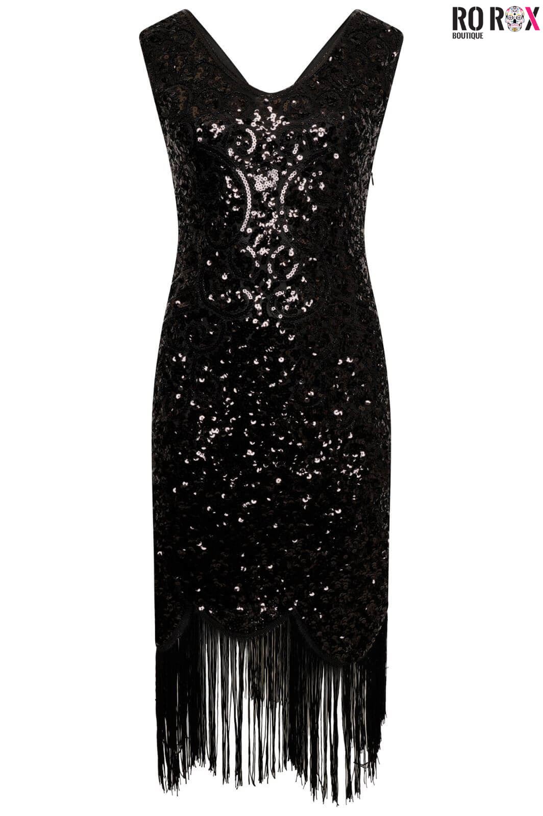 Ro Rox 1920's Dress Marlise Flapper Great Gatsby Party Vintage Retro Cocktail | eBay