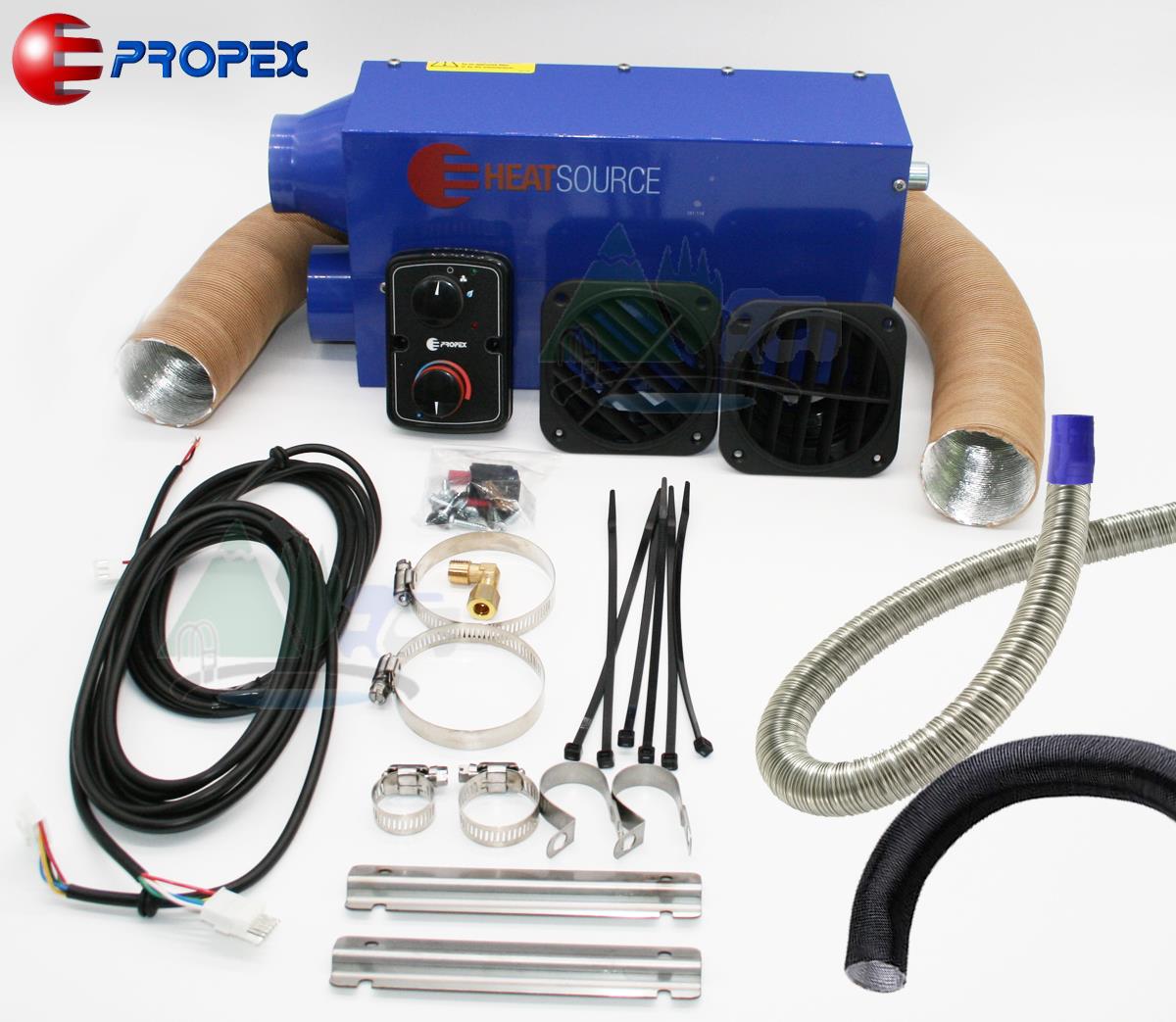 PROPEX HEATSOURCE 12V HS2000 SINGLE OUTLET LPG GAS CARAVAN CAMPER ...