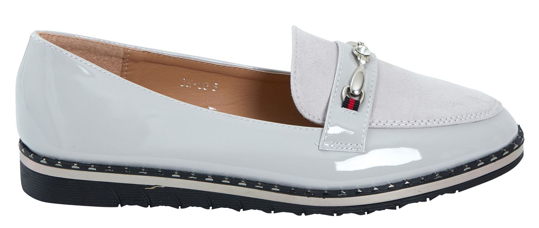 Ladies Buckle Detail Slip On Flat Sole Office Loafer Comfy Slider Shoes ladies-buckle-detail-slip-on-flat-sole-office-loafer-comfy-slider-shoes