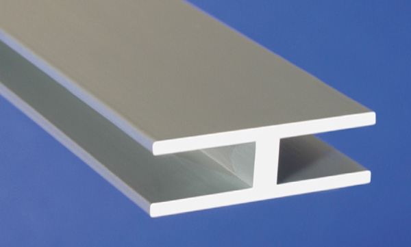 Aluminum Anodised Channel H Shape Section Bar, H-profile, H-Bar, 1 ...