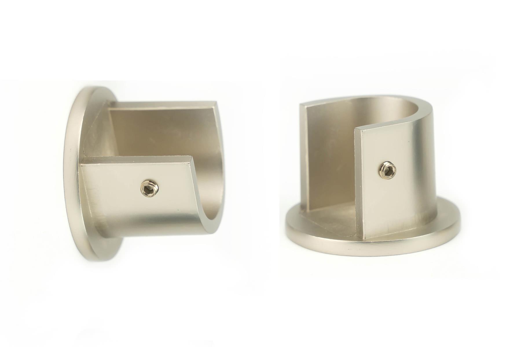 Curtain Pole Recess Bracket Metal Wall Modern Recess Bracket to Fit ...