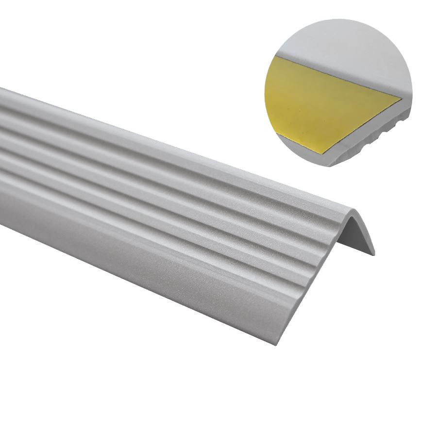 Rubber Stair Nosing Edge Self Adhesive Trim Anti Slip PVC Angle Edging ...