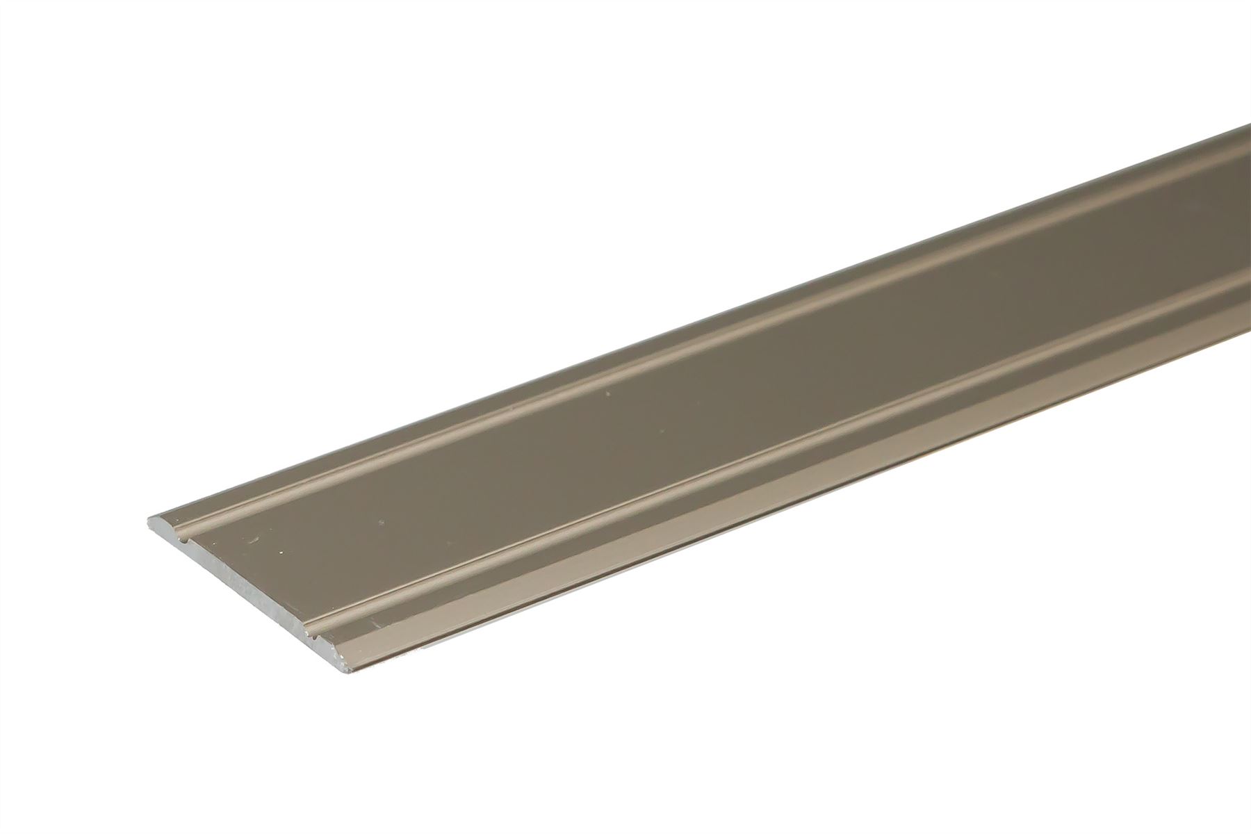 SELF-ADHESIVE ANODISED ALUMINIUM FLOOR EDGING BAR STRIP TRIM THRESHOLD ...