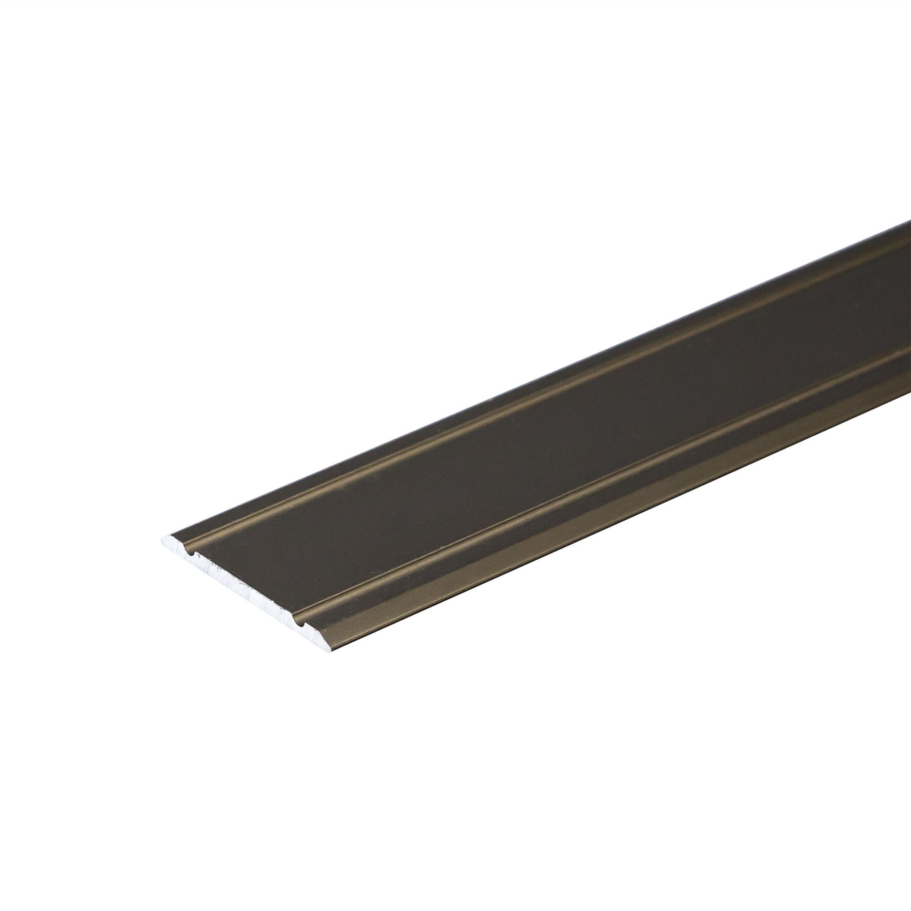 SELF-ADHESIVE ANODISED ALUMINIUM FLOOR EDGING BAR STRIP TRIM THRESHOLD ...