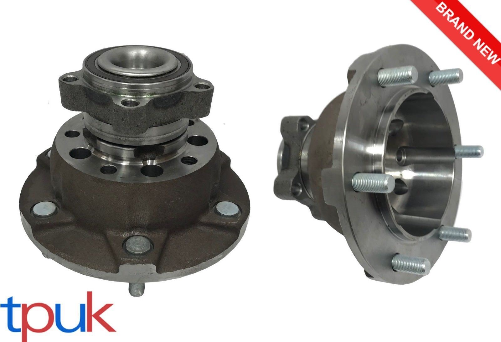 FORD TRANSIT MK8 2.2 RWD FRONT WHEEL HUB + BEARING + 6 STUD DOUBLE REAR ...