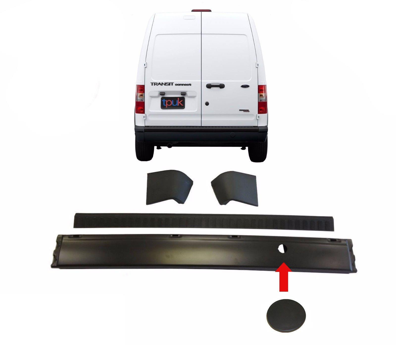 FORD TRANSIT CONNECT REAR BUMPER AND BUMPER COVER WITH END CAPS 2002 ...