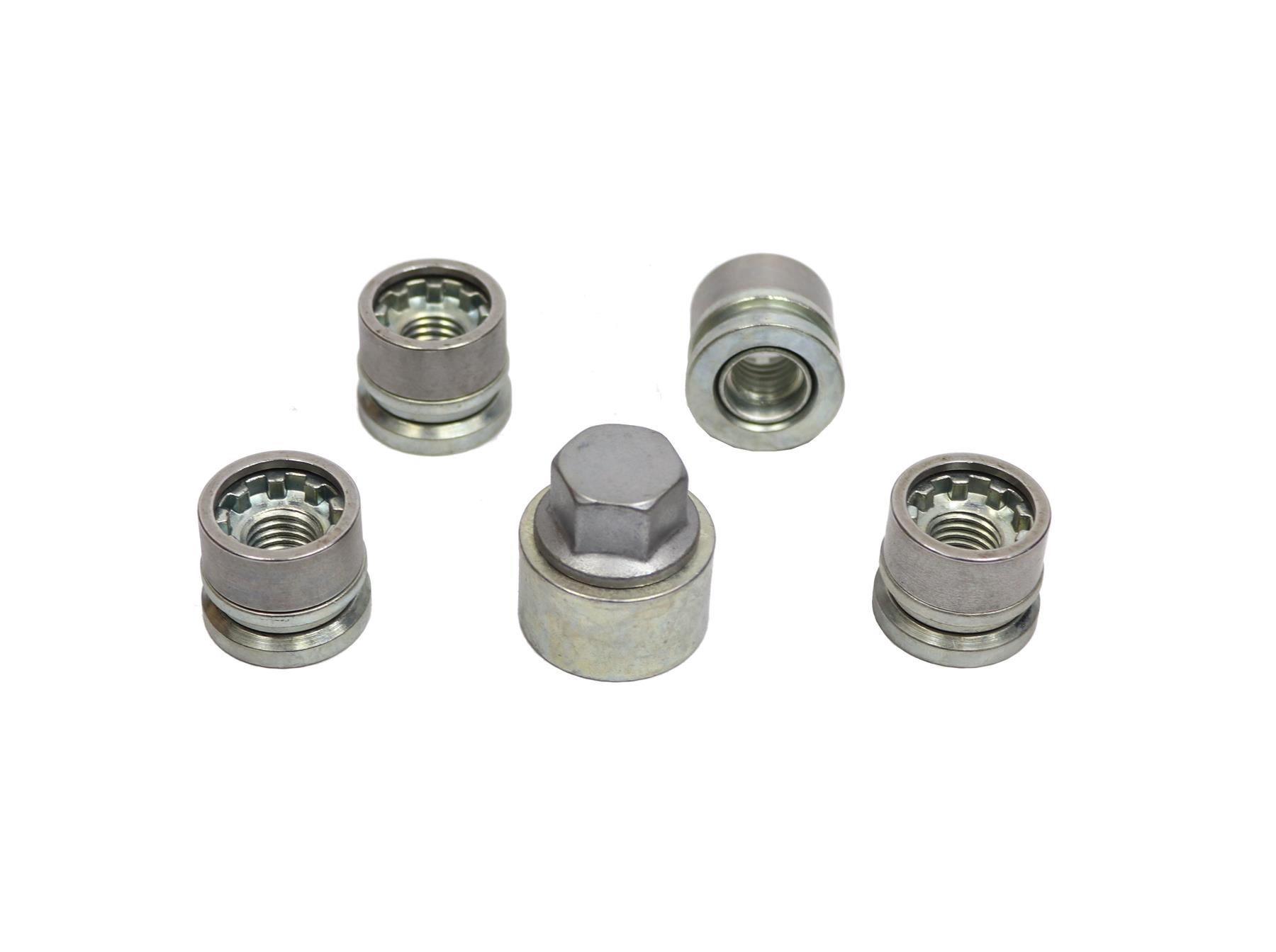 FORD TRANSIT MK8 LOCKING WHEEL NUT SET M14X1.5 2014 ONWARDS LOCKER 4 ...
