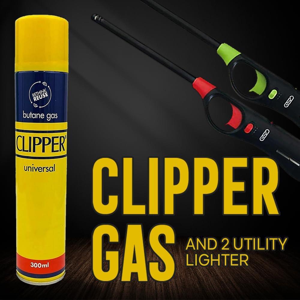 CLIPPER Universal Gas Lighter Butane Gas GSD LIGHTERS Fuel Fluid Refill ...