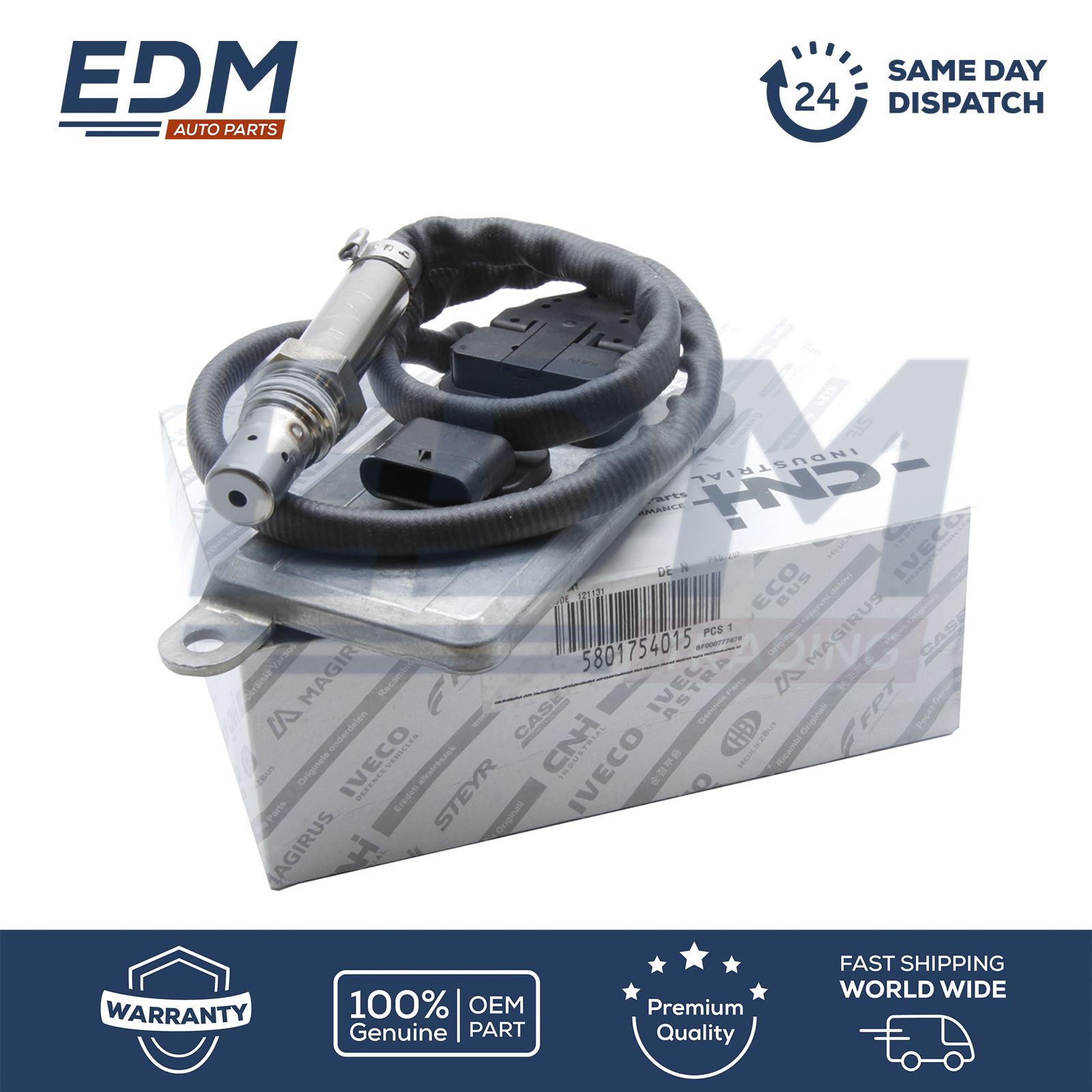Exhaust Nox Sensor EURO 5/6 for Iveco 5801754015 5801424181 Genuine | eBay