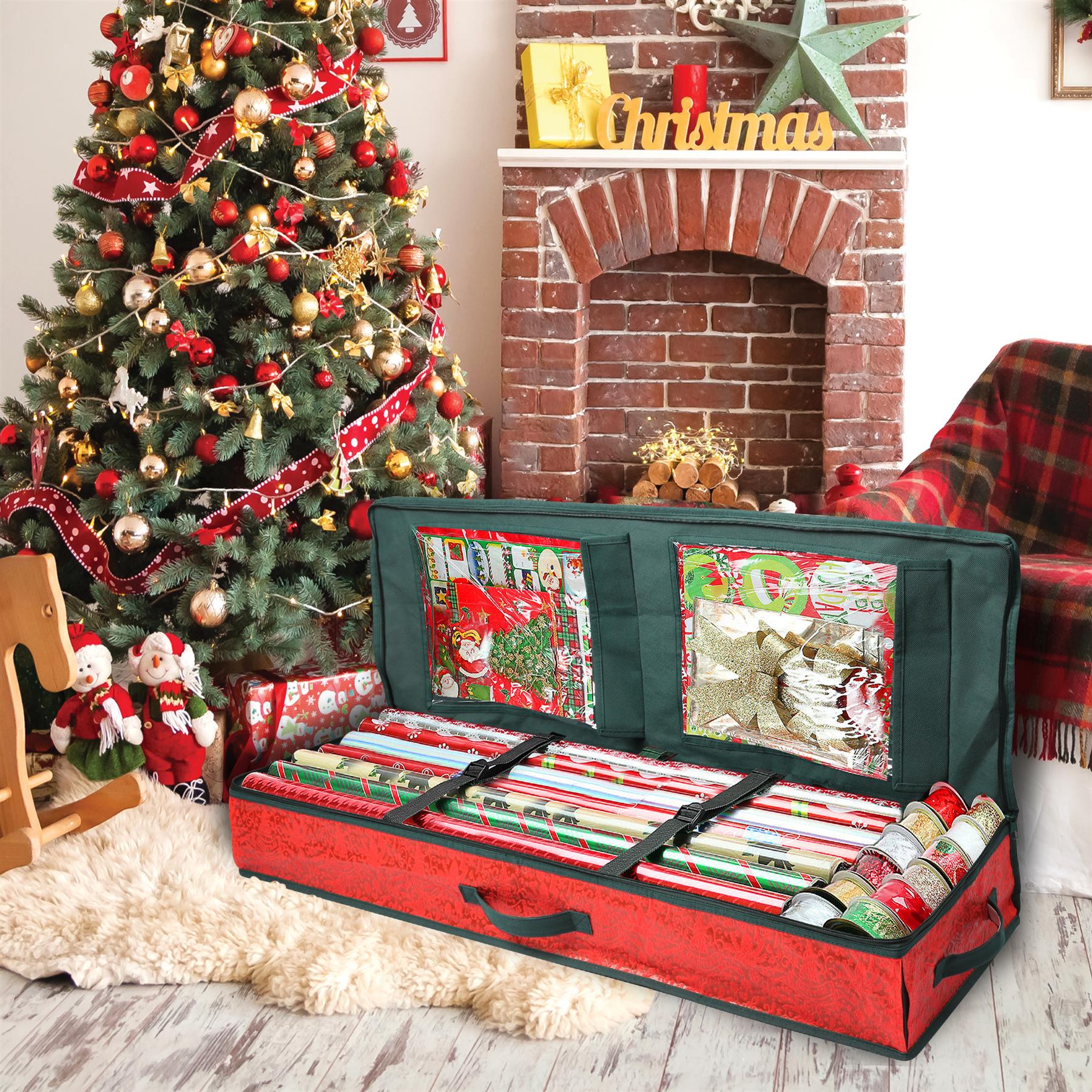 Wrapping Paper Storage Bag For Christmas Birthdays Decoration Tidy Organiser EBay Wrapping Paper Storage Bag For Christmas Birthdays Decoration Tidy Organiser EBay