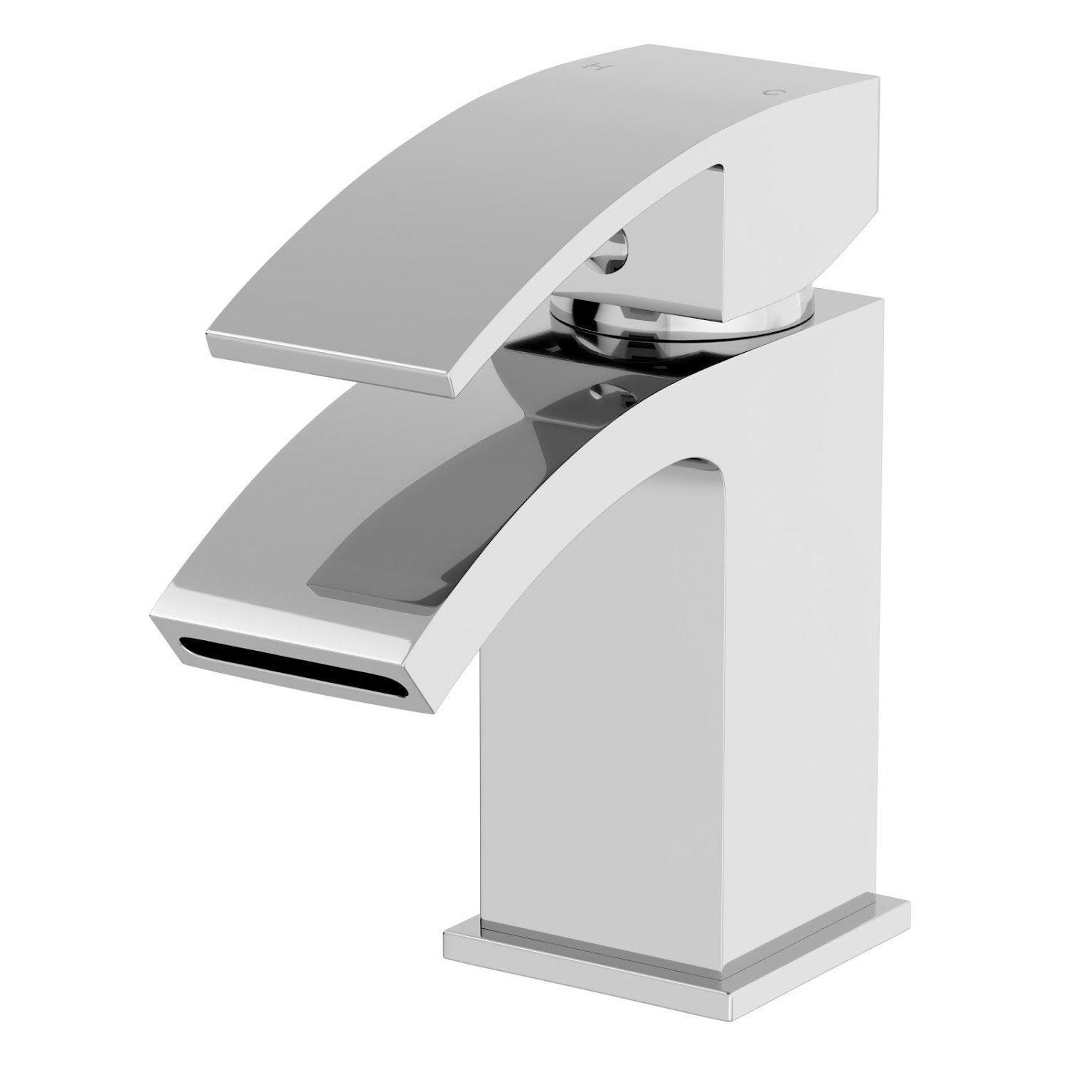Modern Bathroom Tap Set Square Water Basin Mixer Bath Filler Shower ...