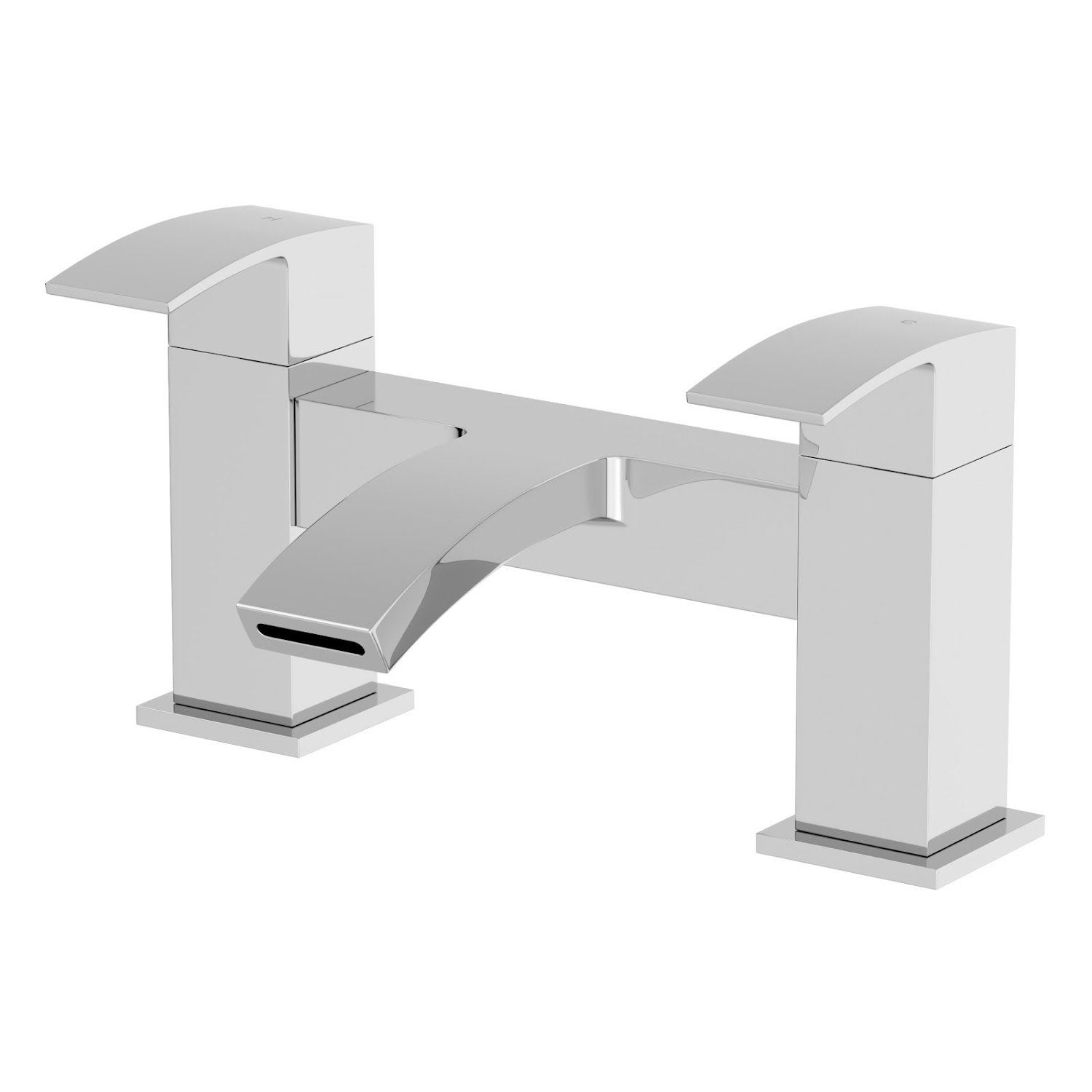 Modern Bathroom Tap Set Square Water Basin Mixer Bath Filler Shower ...