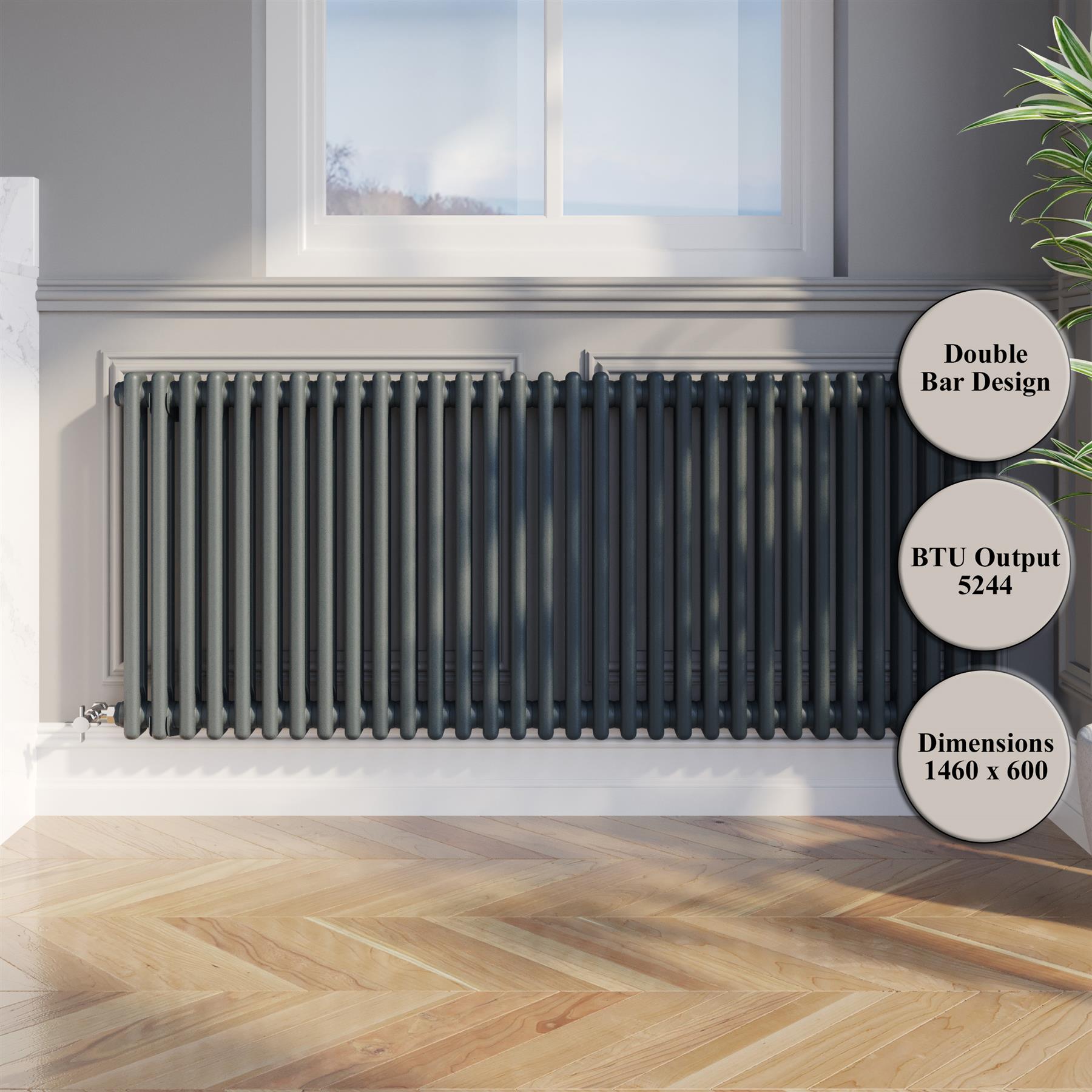 Traditional 2 3 Column Radiator Horizontal Vertical Rads Central ...