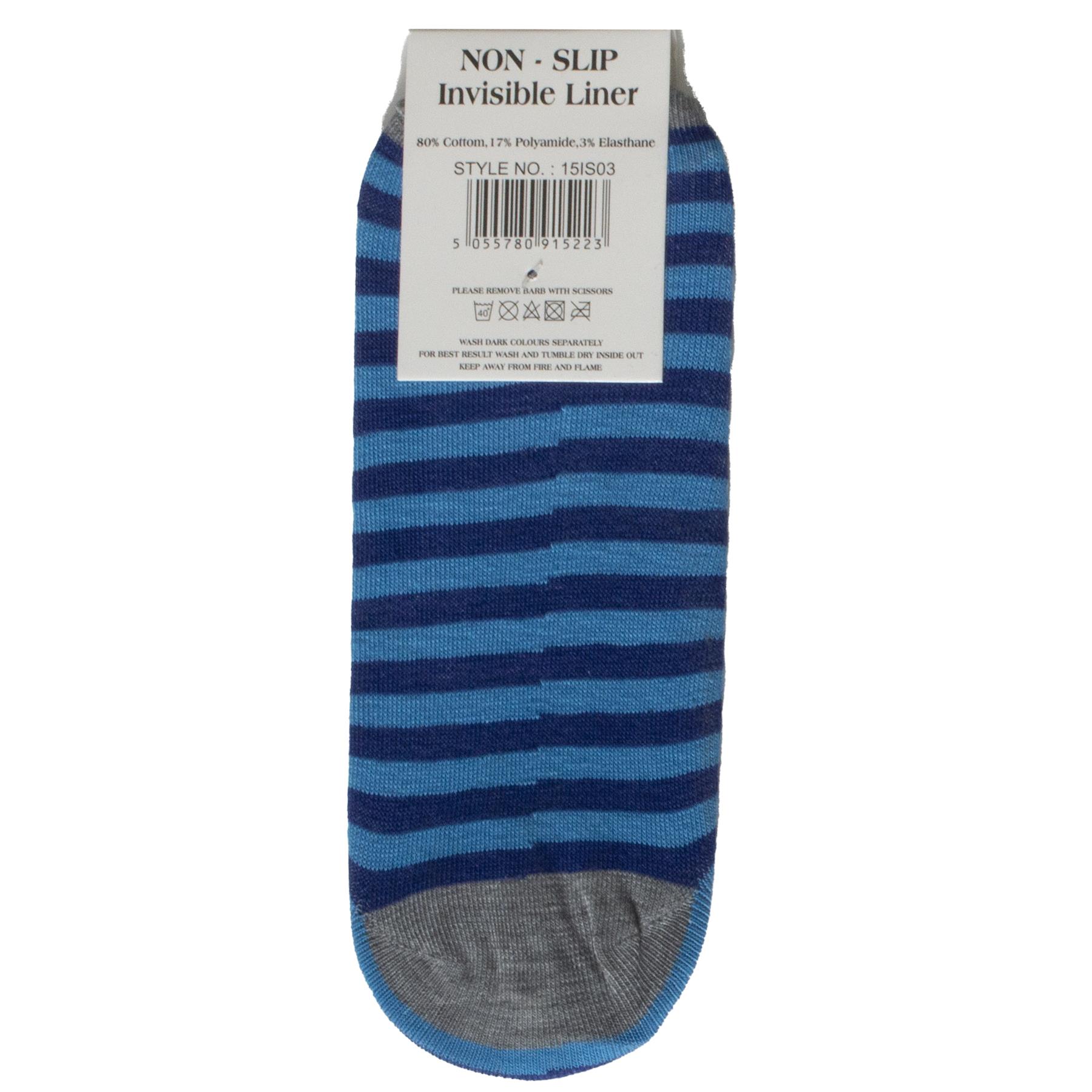 Invisible Socks Mens Womens Trainer No Show Shoe Liner Anti Slip ...