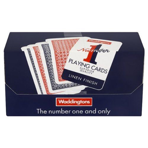 Waddingtons No. 1 Playing Card, Blue/Red - B0083R6Q32 (2 Pack) for sale ...