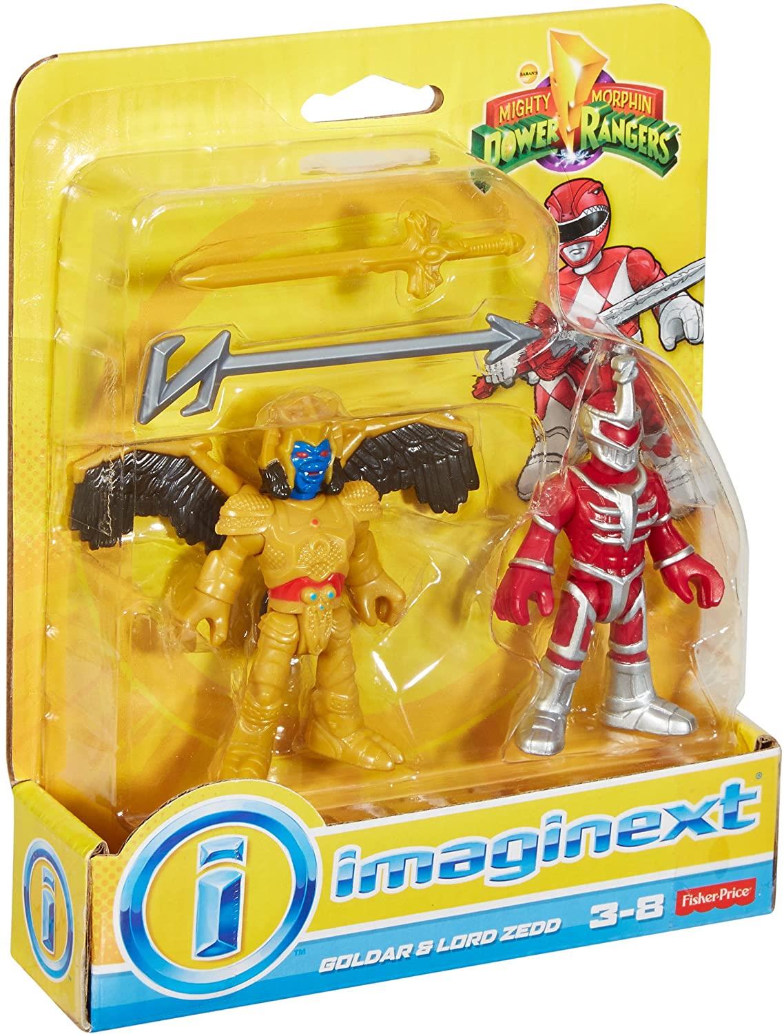 FISHER-PRICE POWER RANGERS Imaginext Mighty Morphin Action Figures 2 ...