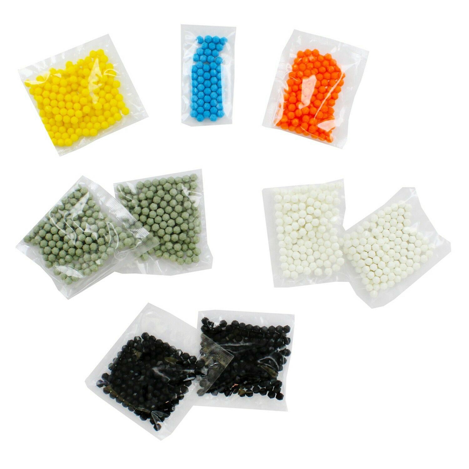 Aquabeads POLYGON BEAD PACK Refill Pack (Over 1150 Beads!) - Just Add ...