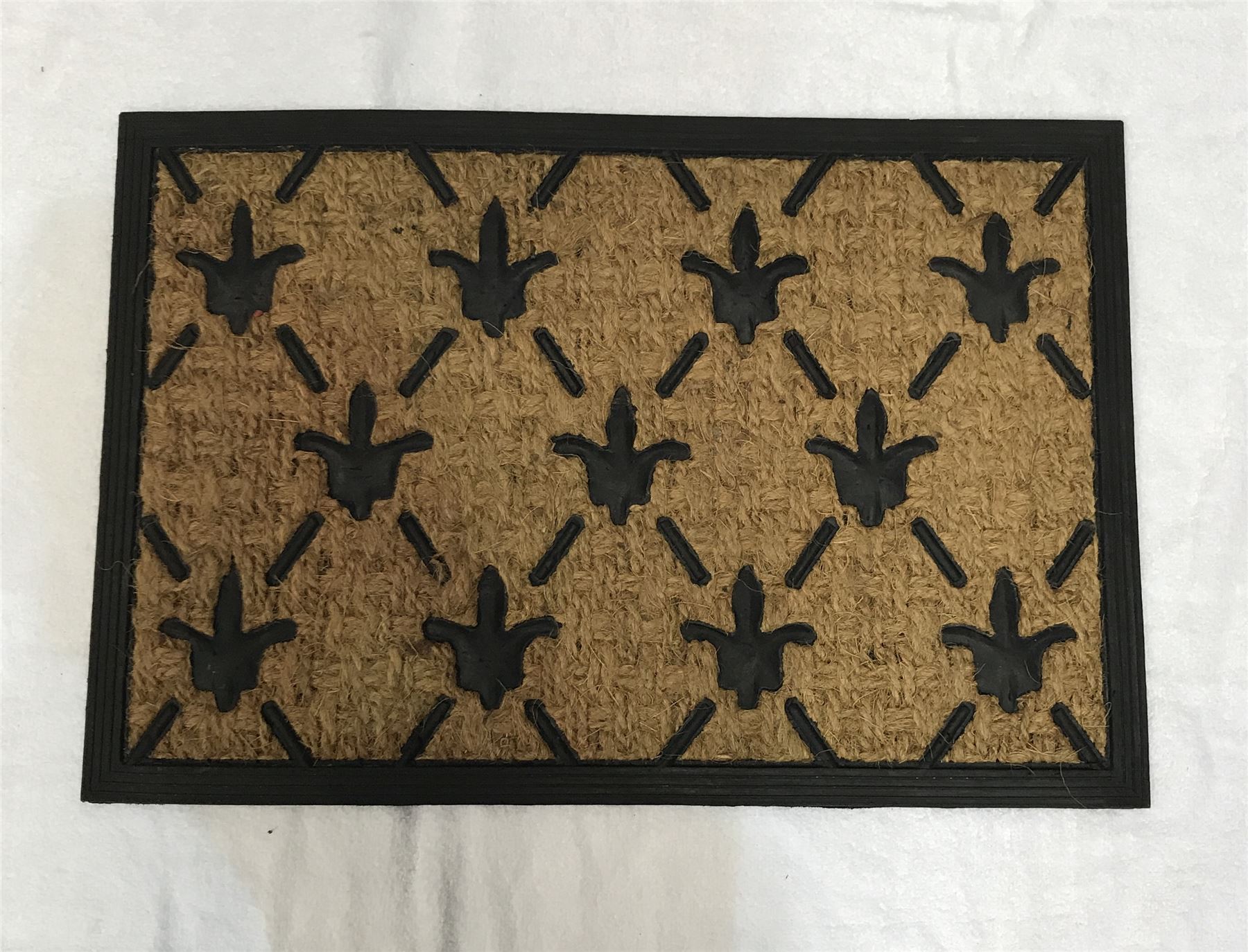 Panama Entrance Door Mats Natural Coir Non-Slip Welcome Half Moon ...