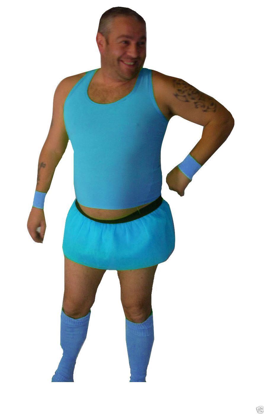 Stag Party Costumes Neon Guys Full Sets Mens Funny Tutus party outfits ...