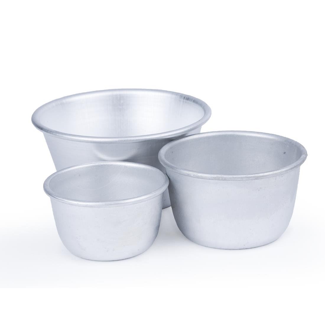 Vogue Aluminium Pudding Basin Bowl Kitchen Baking Cooking Bakeware ...