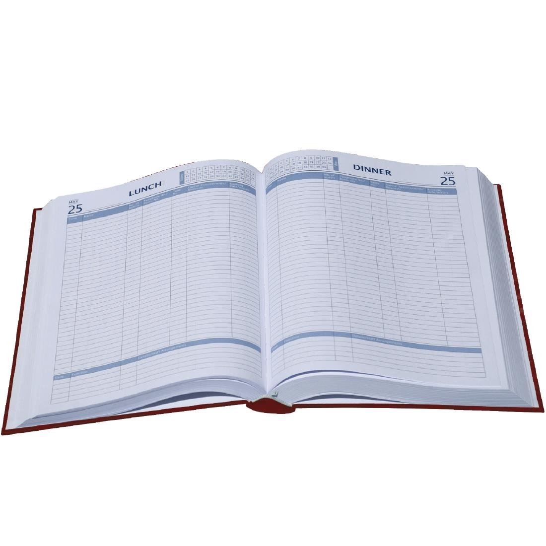 Castelli Restaurant Booking Diary Information Book - 736 White Pages ...