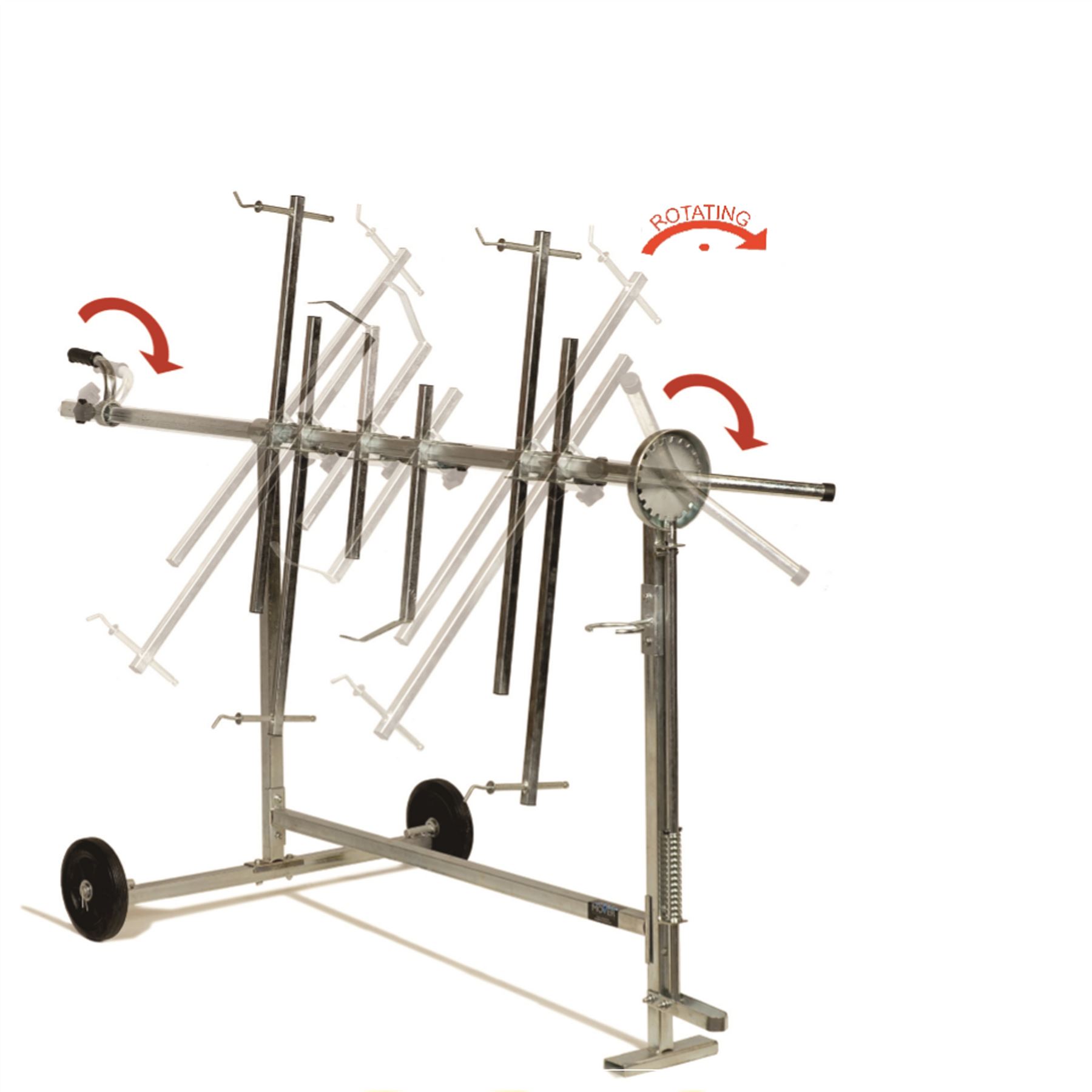 Large Rotating Body Shop Panel Stand - Paint Repair Bodyshop Garage ...