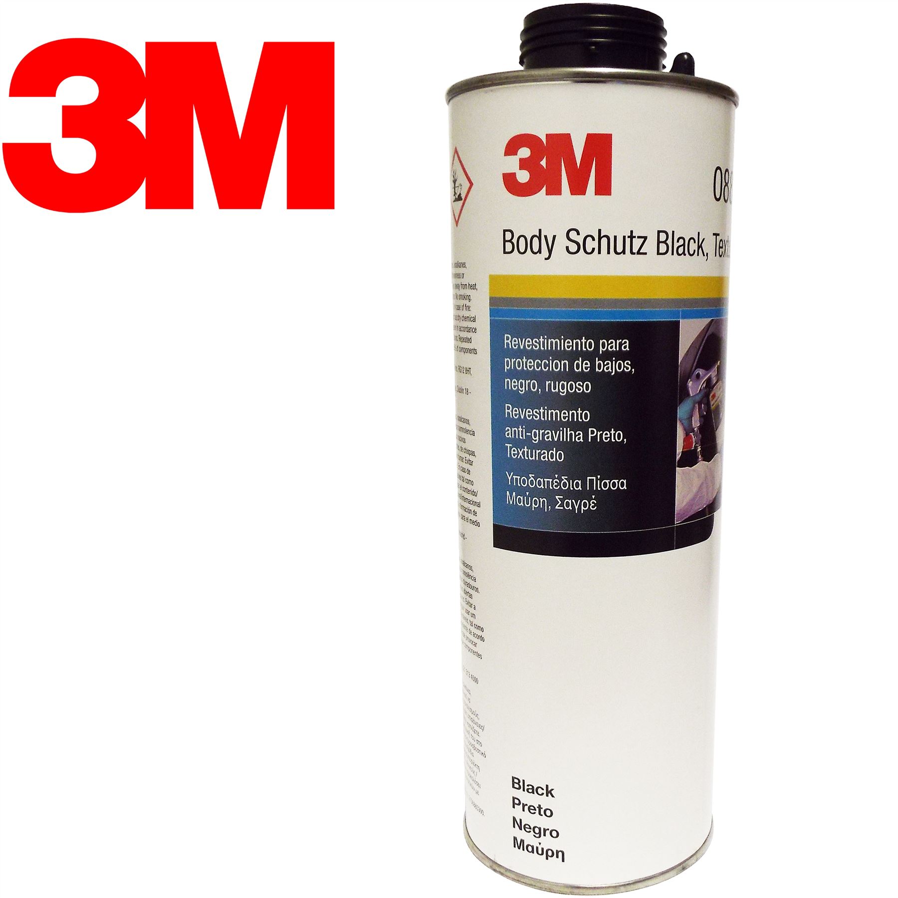 2 x 3M Car Body Schutz Black Underseal 1 litre Textured Underbody Coating 08861 3513497189914 | eBay