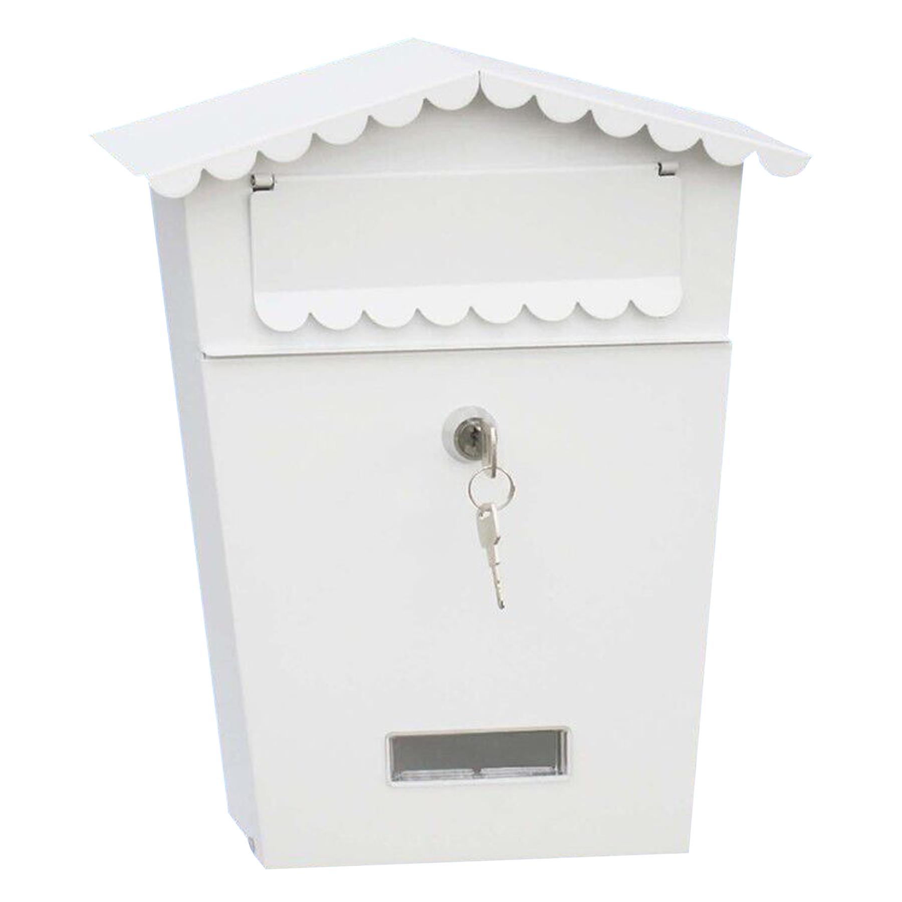 🔥LETTER BOX POST MAIL BOX WALL MOUNTED POST BOX LOCKABLE WITH KEYS HOME ...