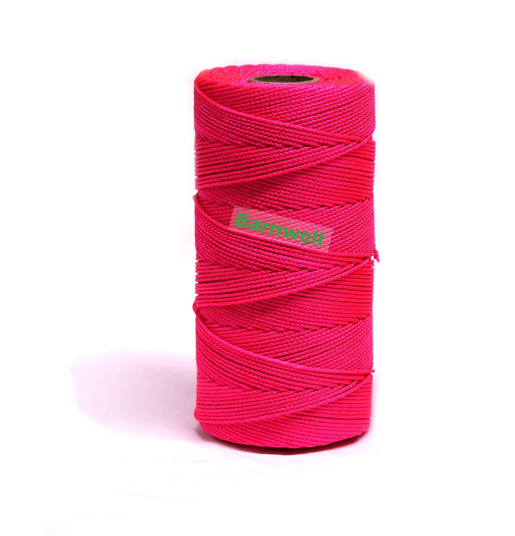 Barnwell 1000ft Fluorescent Pink Braided Brick Block Building Masons ...