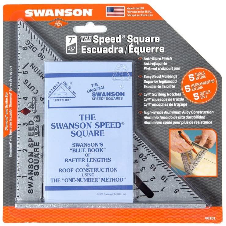 Swanson 7" Speed Roofing Rafter Square WITH Blue Instruction Book | eBay