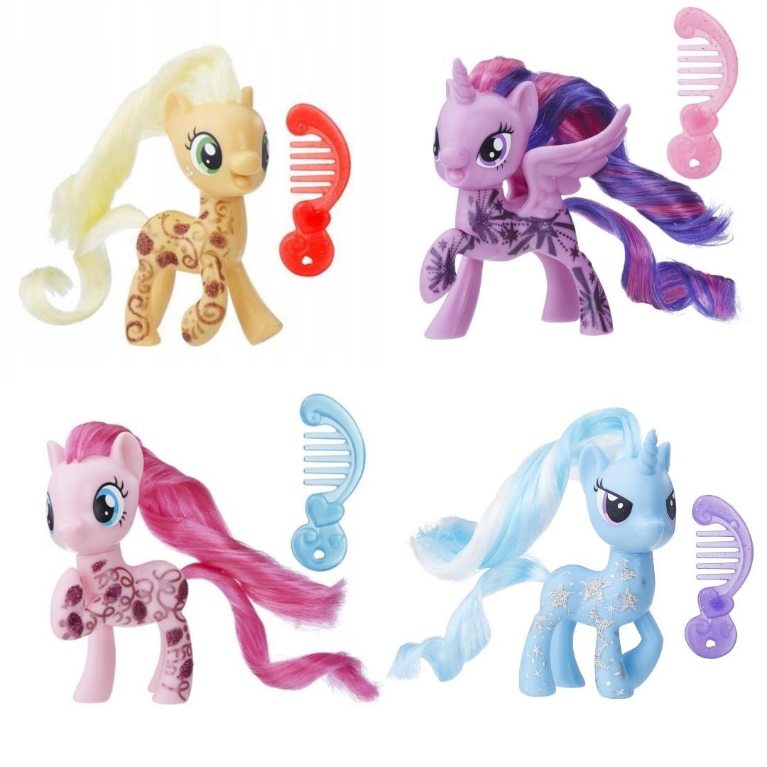 My Little Pony Small 8cm Figure Figurines Collectibles + Comb | eBay