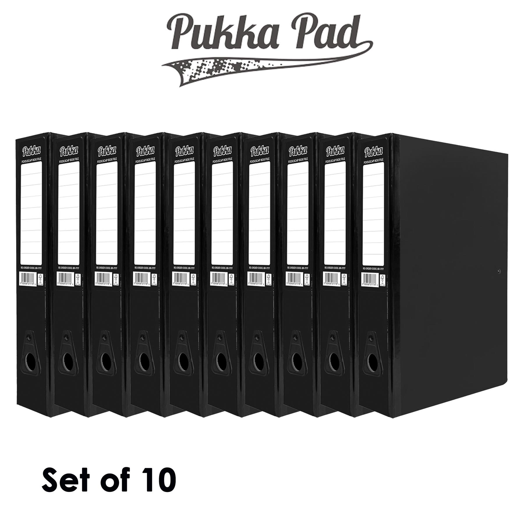 Pukka Foolscap Box File Assorted With Document Clip For School/ Work ...