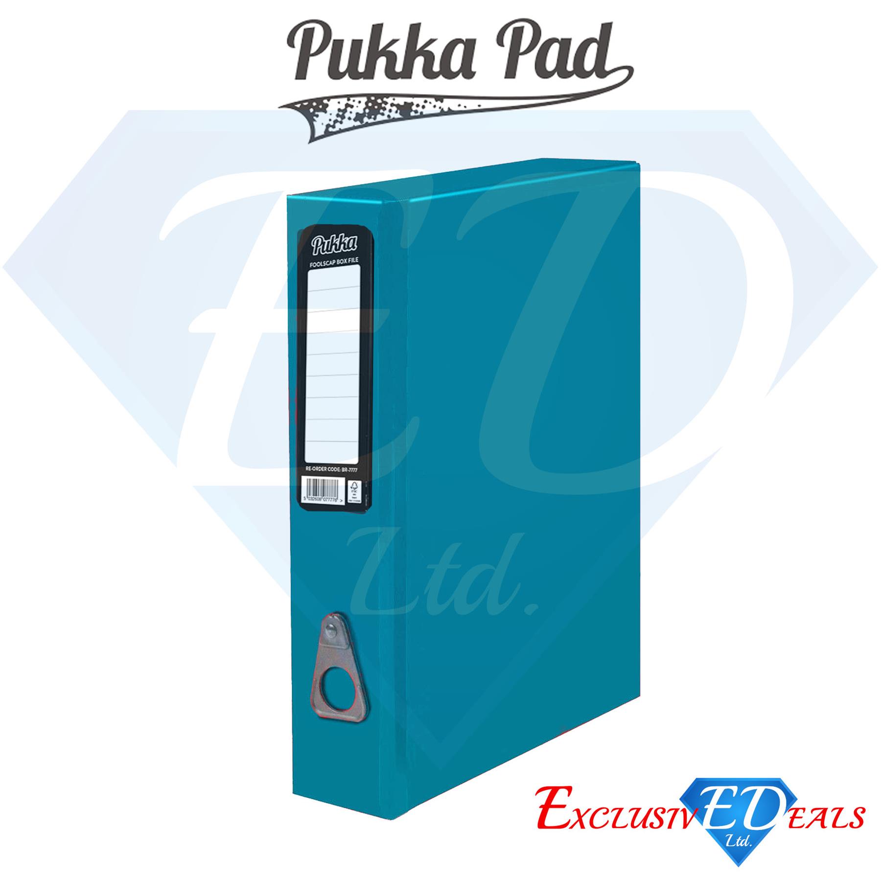 STRONG Pukka A4 Foolscap Box Files Secure Document Storage With Spring ...