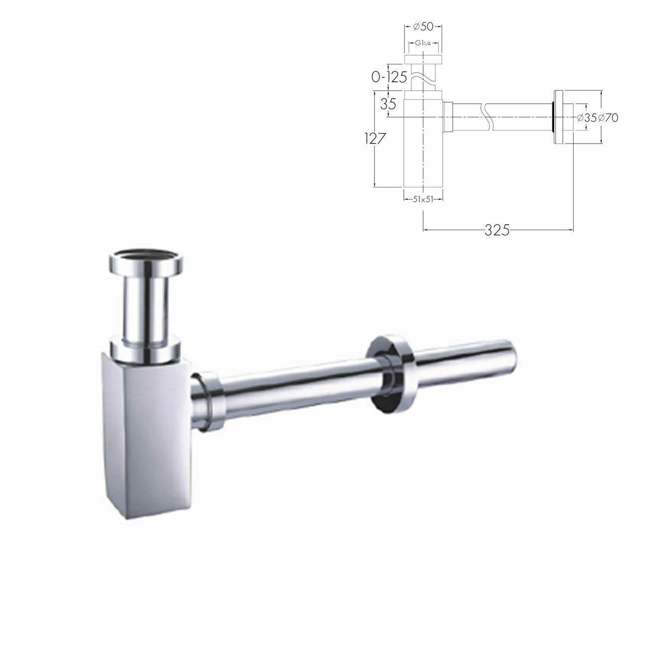 Square & Round Chrome Click Clack Sprung Pop Up Basin Wastes Chrome ...