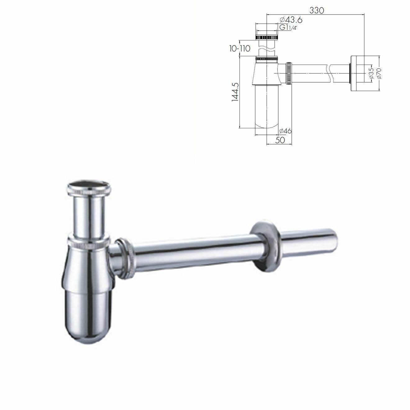 Square & Round Chrome Click Clack Sprung Pop Up Basin Wastes Chrome ...