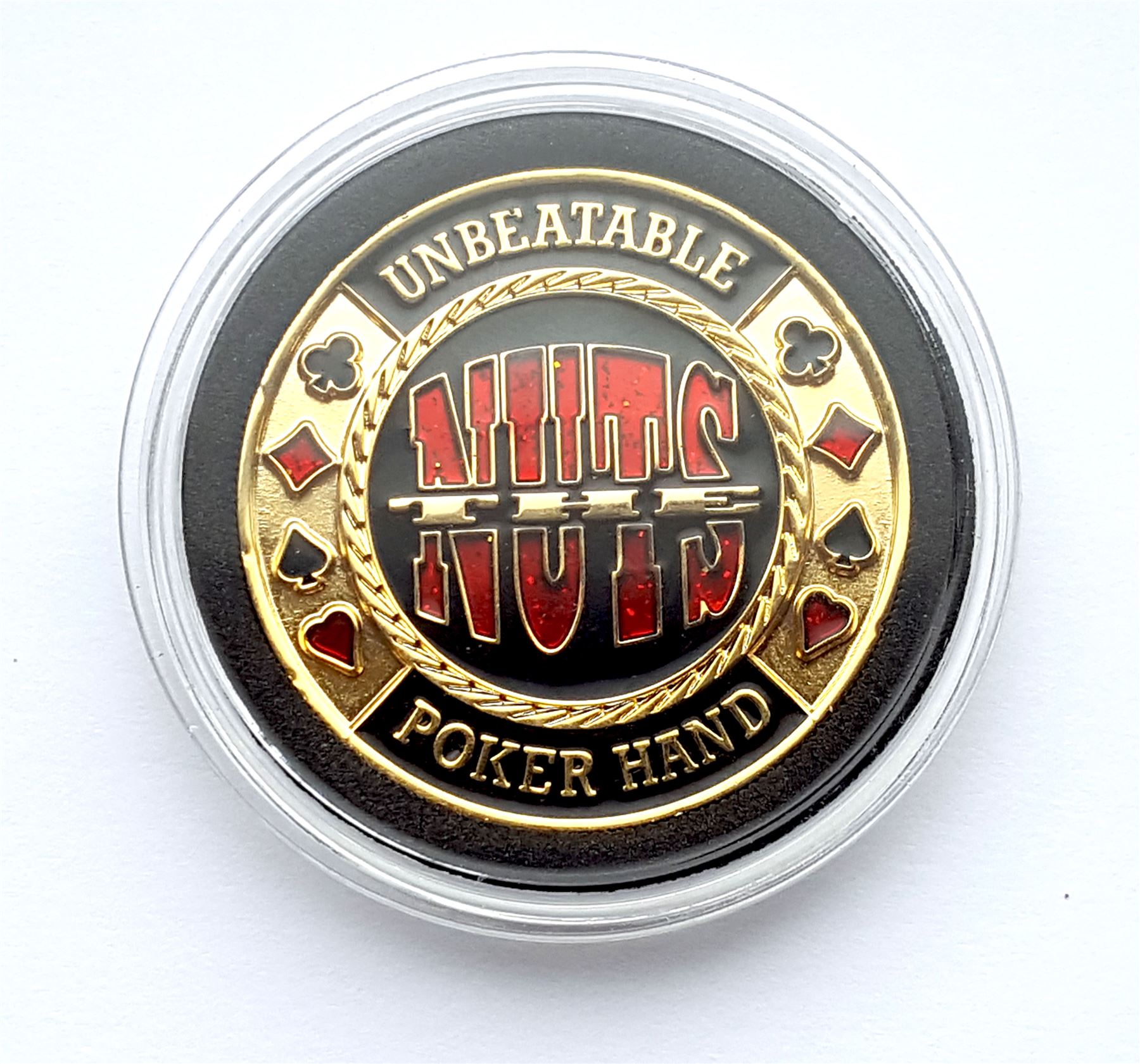 Poker Card-Guard Protector Shiny Gold Brass Coin - Available in Various ...