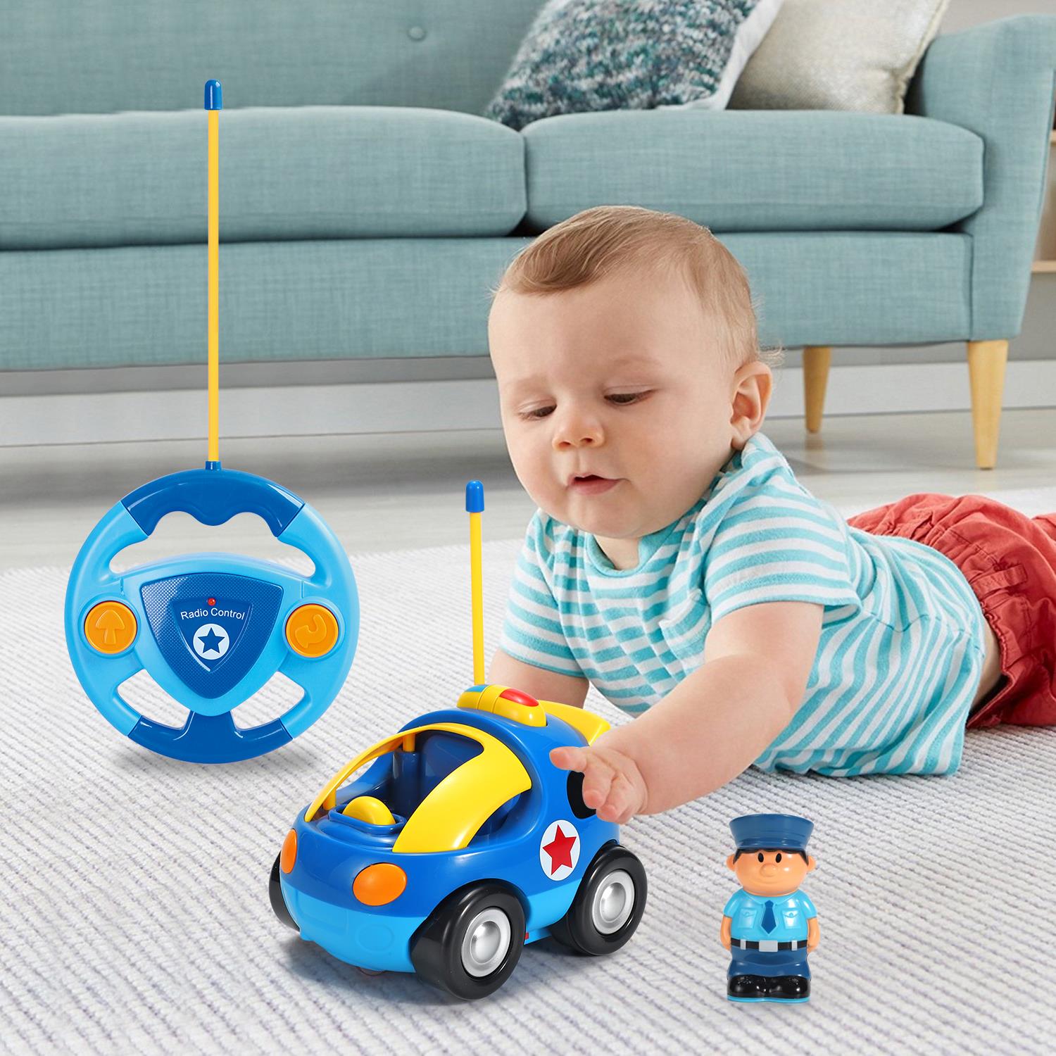 SOKA My First Remote Controlled Car for Toddlers with Light and Sound ...