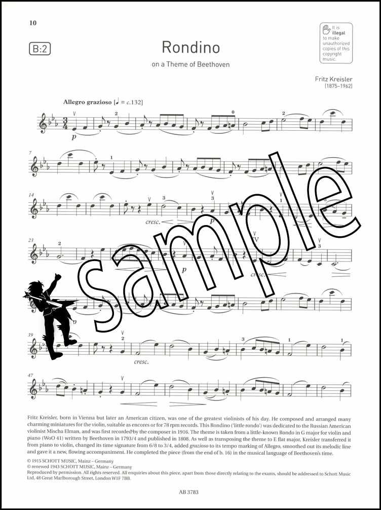 Violin Exam Pieces 2016 2019 Abrsm Grade 5 Score Part And 2cds Sheet