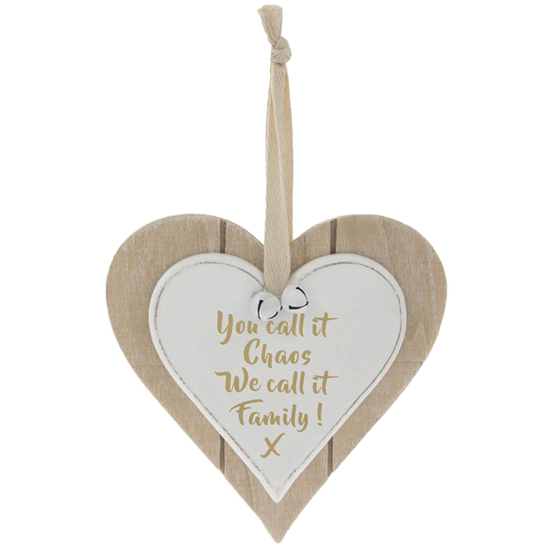 Wooden Heart Hanging Sign Wall Plaques Home Sentiment Party Great Gift ...
