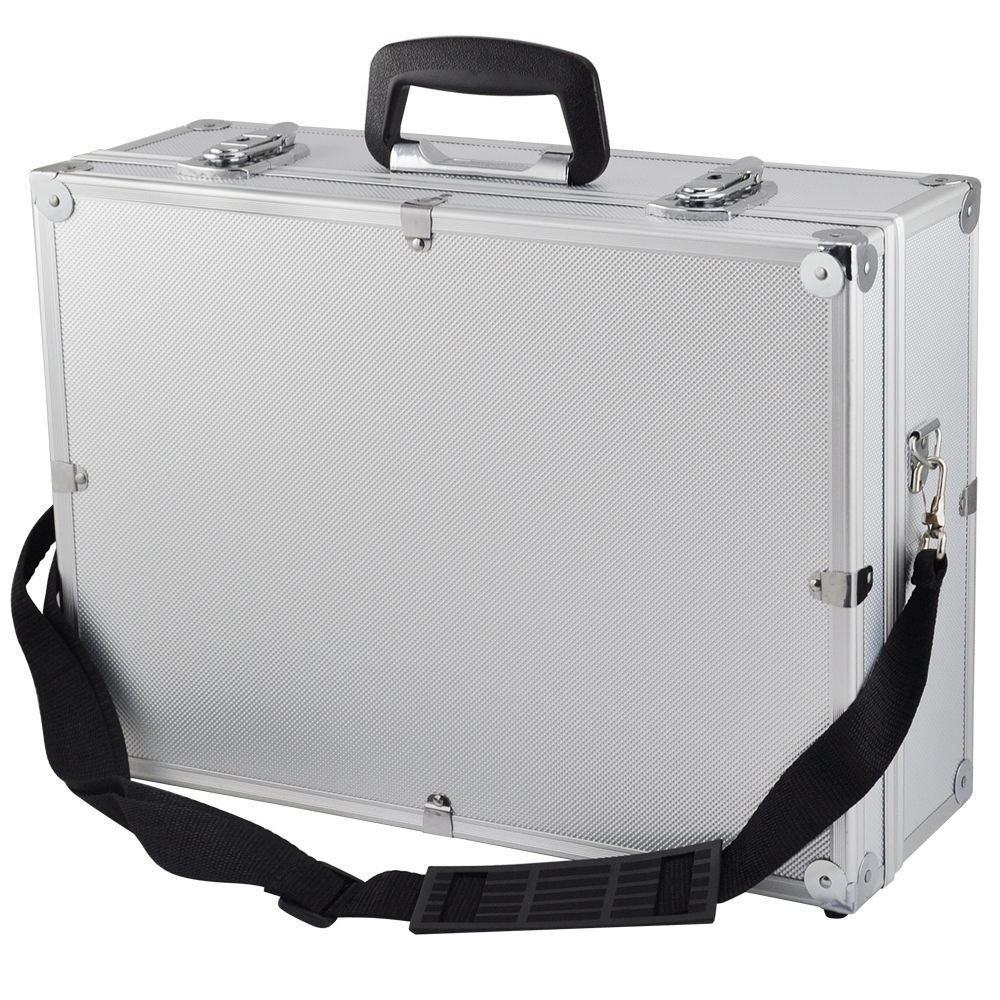 Electricians Aluminium Flight Case Toolbox Tool Organiser Lockable ...